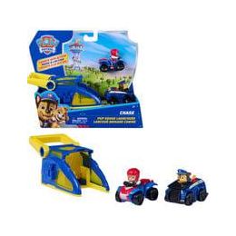 Spin Master Paw Patrol - Pup Squad Launcher mit Chase und Ryder Fahrzeugen, Spielfahrzeug
