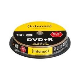 Intenso DVD+R DL 8,5 GB, DVD-Rohlinge 8fach, 10 St&uuml;ck