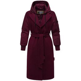 Marikoo Mantel 'Tjadee 16' Damen Gr&ouml;&szlig;e M bordeaux