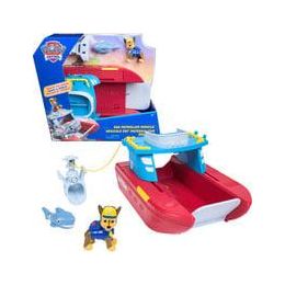Spin Master Paw Patrol - Sea Patroller Rettungsboot, Spielfahrzeug mit Chase-Figur und Hai