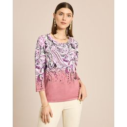 Ovanti Strickdesign Classic Pullover Paisley Druck