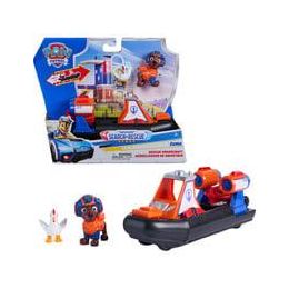 Spin Master PAW Patrol - Search & Rescue: Zumas Rettungs-Hovercraft mit 2 Figuren, Spielfahrzeug