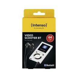 Intenso Video Scooter BT, Portable Player wei&szlig;, 64 GB, Bluetooth