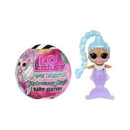 MGA Entertainment L.O.L. Surprise Mermaids! Makeover Magic Baby Sisters, Spielfigur sortierter Artikel, eine Figur
