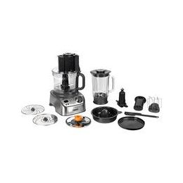 Kenwood Kompakt-K&uuml;chenmaschine MultiPro XL Weigh+ silber, 1.000 Watt, integrierte Waage, Mixaufsatz
