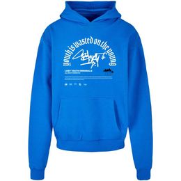 Lost Youth Sweatshirt 'Graffiti' Herren Gr&ouml;&szlig;e 4XL kobaltblau / schwarz / wei&szlig;