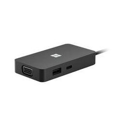 Microsoft USB-C Travel Hub, Dockingstation schwarz