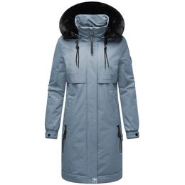 Navahoo Between-Seasons Coat 'Kaltwetterretter 14' female Blue size XXXL