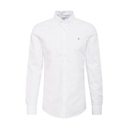 Farah Button Up Shirt 'BREWER' male White size M