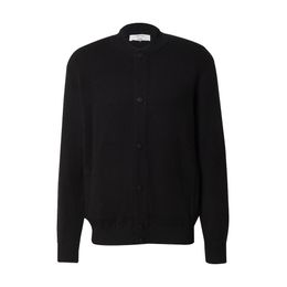 DAN FOX APPAREL Knit Cardigan 'David' male Black size XL