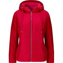 Damen Steppjacke mit zwei Taschen rot, Gr&ouml;&szlig;e 50