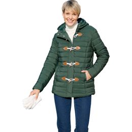 Damen Steppjacke mit Knebelkn&ouml;pfen moos, Gr&ouml;&szlig;e 38