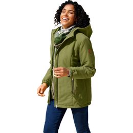 Damen Jacke oliv, Gr&ouml;&szlig;e 50