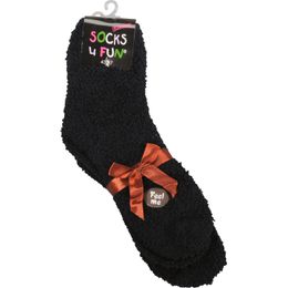Damen Socken schwarz, Gr&ouml;&szlig;e 0