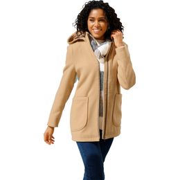 Damen Wolljacke camel, Gr&ouml;&szlig;e 48