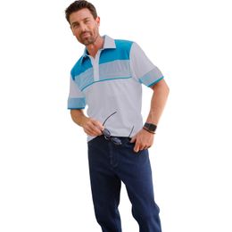 Catamaran Herren Kurzarm-Poloshirt topas-steingrau, Gr&ouml;&szlig;e 44/46