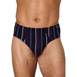 Herren Slip marine + marine-gestreift, Gr&ouml;&szlig;e 14