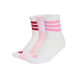 adidas Performance Sportsocken 'Ess' Damen Gr&ouml;&szlig;e 43/45 rosa / hellpink / dunkelrot / wei&szlig;