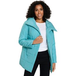 Damen Steppjacke mit Kapuze ozean, Gr&ouml;&szlig;e 48