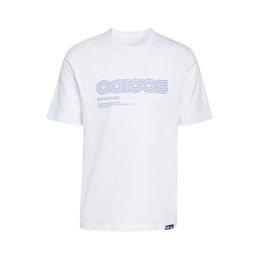 adidas Sportswear Performance Shirt 'LINEAR' male White size XS