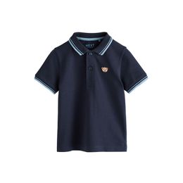 next Poloshirt Jungen Gr&ouml;&szlig;e 86 navy / hellblau / hellbraun