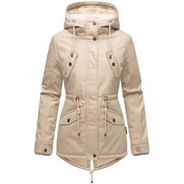 Marikoo Winter Parka 'Manolya' female Beige size XXXL