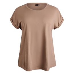 ZIZZI Shirt 'Mkatja' female Brown size XXL
