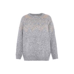Jalene Sweater 'Fairy Isle' female Grey size M/L