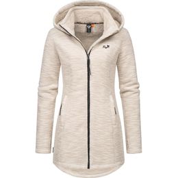 Ragwear Strickjacke 'Leysha' Damen Gr&ouml;&szlig;e XXL beige / schwarz