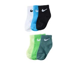 Nike Sportswear Socks 'SWOOSH' girl Blue, Green, Black, White size 12-24 (Montate)