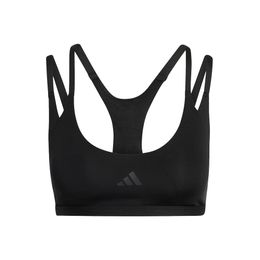adidas Performance Sports Bra 'OPT STRP LS BRA' female Black size S