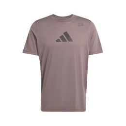 adidas Performance Performance Shirt 'CAT' male Brown size L