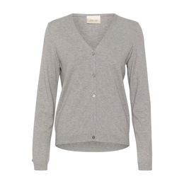 Cream Knit Cardigan 'Dela' female Grey size L