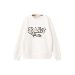 Mango Kids Sweatshirt 'JOURNEY' boy White size 13-14