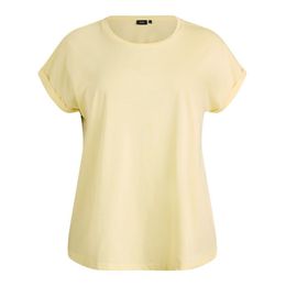 ZIZZI Shirt 'MKATJA' female Yellow size XXXL