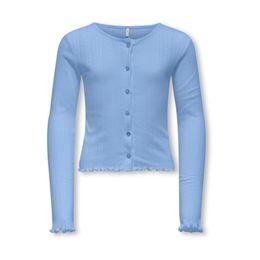 ONLY GIRLS Strickjacke 'KOGSALSA' M&auml;dchen Gr&ouml;&szlig;e 122/128 hellblau