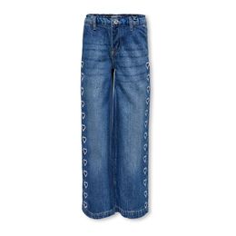 Only Girls Jeans 'KOGCOMET HEART' girl Blue size 128