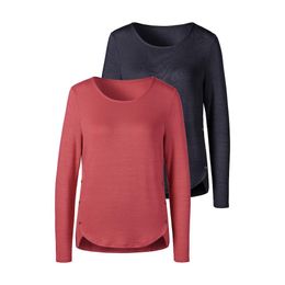 Vivance Shirt Damen Gr&ouml;&szlig;e M rot / schwarz