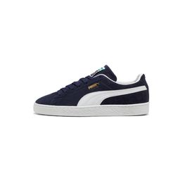 Puma Sneaker 'Classic' Herren Gr&ouml;&szlig;e 44.5 navy / gold / wei&szlig;