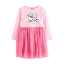 Lindex Kleid 'Hello Kitty' M&auml;dchen Gr&ouml;&szlig;e 104 pink / rosa / schwarz / wei&szlig;