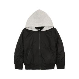 GAP Jacke Jungen Gr&ouml;&szlig;e 164/170 hellgrau / schwarz