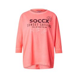SOCCX Oversized Shirt female Red size M/L