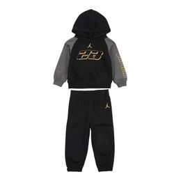 Jordan Set 'MOUNTAINSIDE POLAR' Jungen Gr&ouml;&szlig;e 92 gold / dunkelgrau / schwarz
