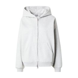 WEEKDAY Zip-Up Hoodie 'Tony' female Grey size XS