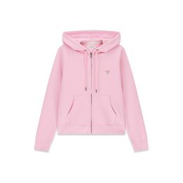 Guess Jeans Zip-Up Hoodie female Pink size M