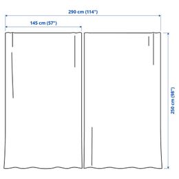 IKEA M&Auml;STERROT 2 Gardinenschals
