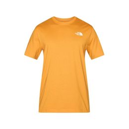 The North Face T-Shirt 'EVOLUTION BOX NSE' Herren Gr&ouml;&szlig;e XS orange / schwarz / wei&szlig;