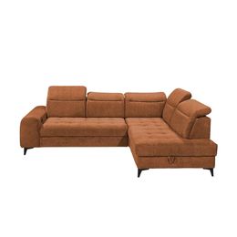 Ecksofa Rockdale braun Ma&szlig;e (cm): B: 282 H: 90 T: 200.0 Sofas > Sofas nach Material > Stoffsofas &raquo; Sofa DE