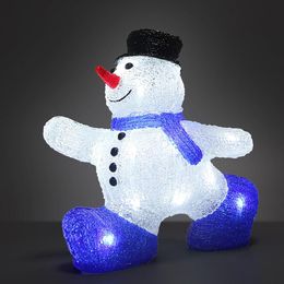DeubaXXL DE LED Acryl Figur Weihnachten Schneemann M 107604