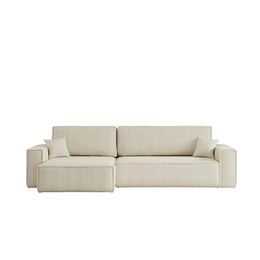Ecksofa mit Schlaffunktion Carl beige Ma&szlig;e (cm): B: 272 H: 82 Sofas > Sofas nach Material > Stoffsofas &raquo; Sofa DE